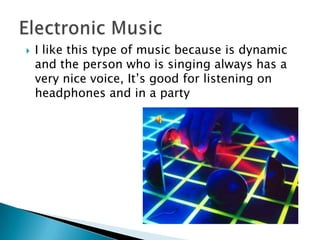 Different types of music | PPTX