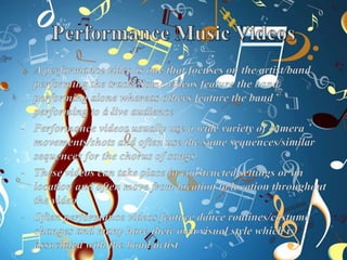 Different Types of Music Video | PPTX
