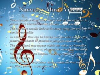 Different Types of Music Video | PPTX