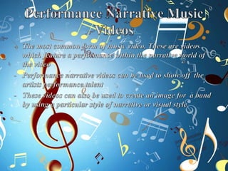 Different Types of Music Video | PPTX