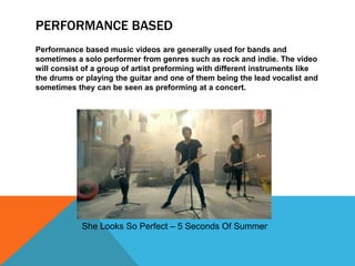 Different types of music video’s | PPT