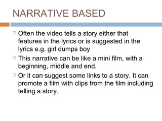 Different types of music videos | PPT