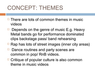 Different types of music videos | PPT