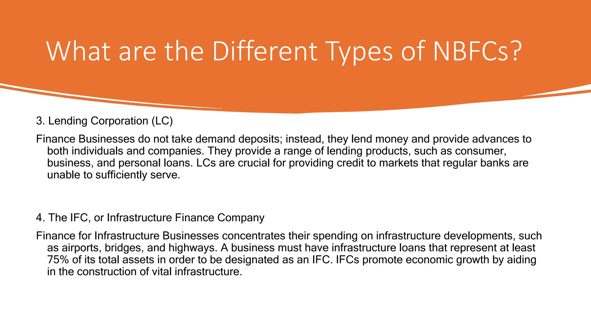 Types of NBFCs: What You Need to Know, benefits of each type | PPT