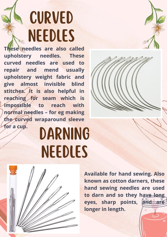 DIFFERENT TYPES OF NEEDLES COMPILATION/PORTFOLIO | PDF