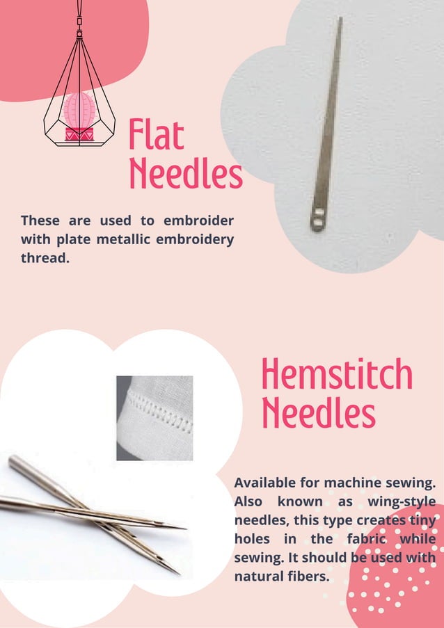 DIFFERENT TYPES OF NEEDLES COMPILATION/PORTFOLIO | PDF