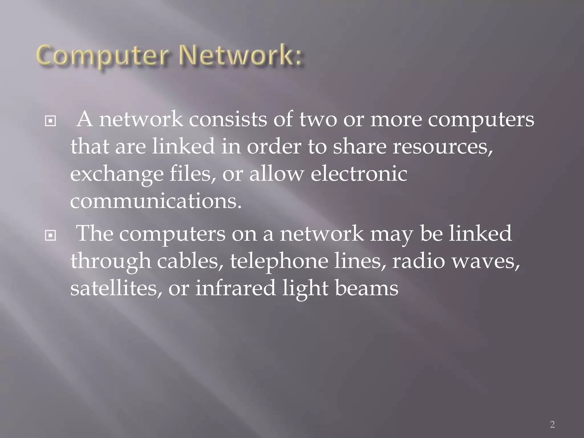 Different types of network | PPTX