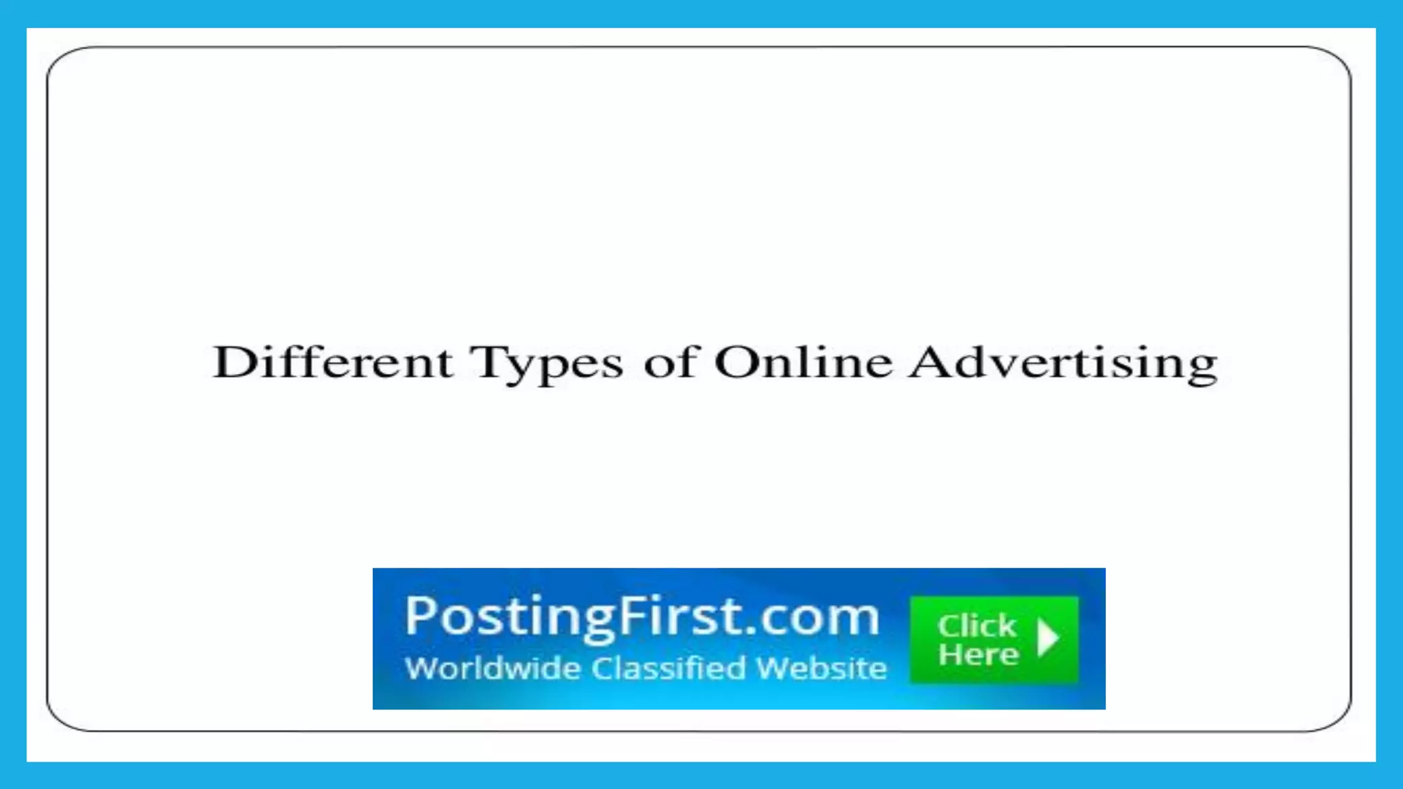 Different types of online advertising | PDF