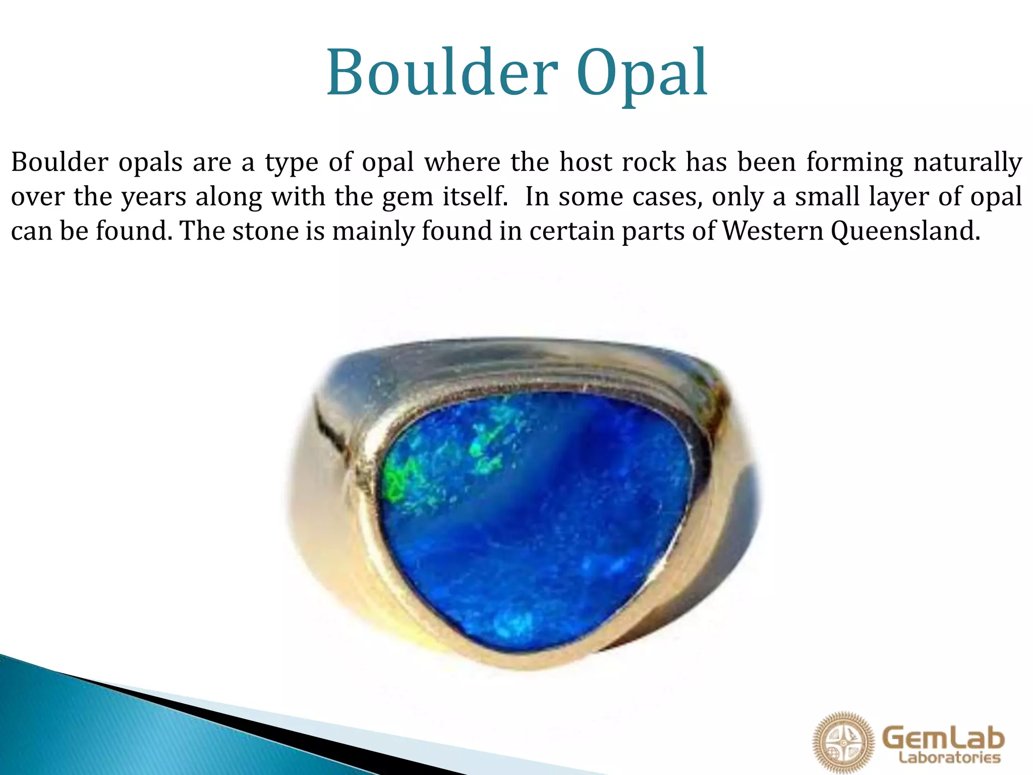 Different Types Of Opal Gemstone | PPTX