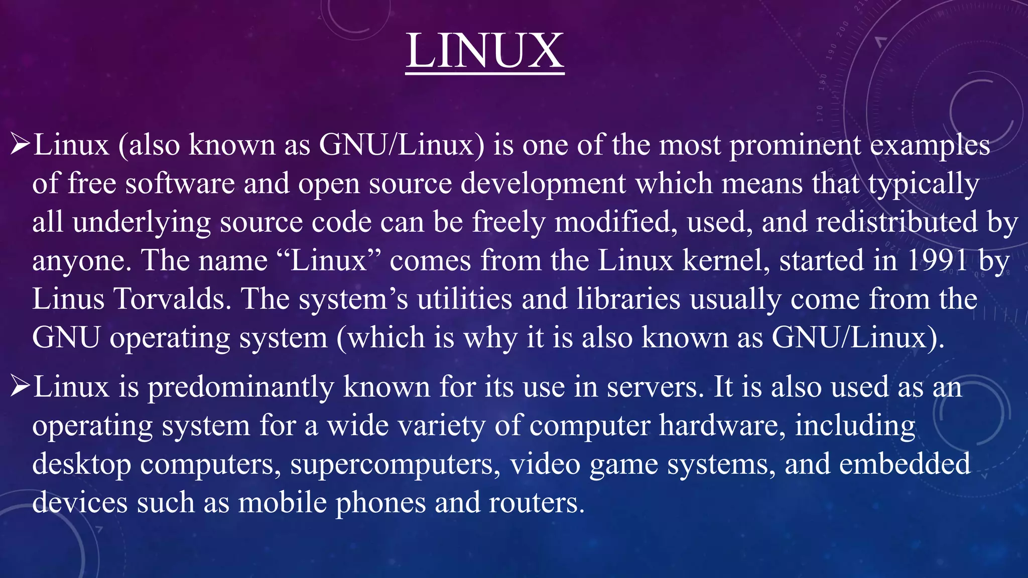 Different types of operating systems | PPTX