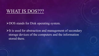 Different types of operating systems | PPTX
