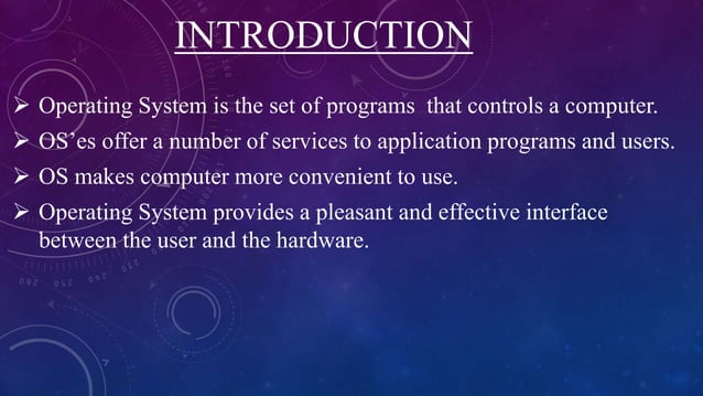 Different types of operating systems | PPTX