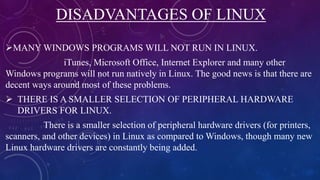 Different types of operating systems | PPTX