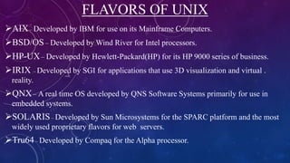 Different types of operating systems | PPTX