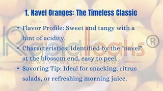 Different Types Of Oranges To Savor!.ppt | Gardening | Home & Garden