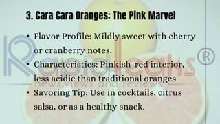 Different Types Of Oranges To Savor!.ppt