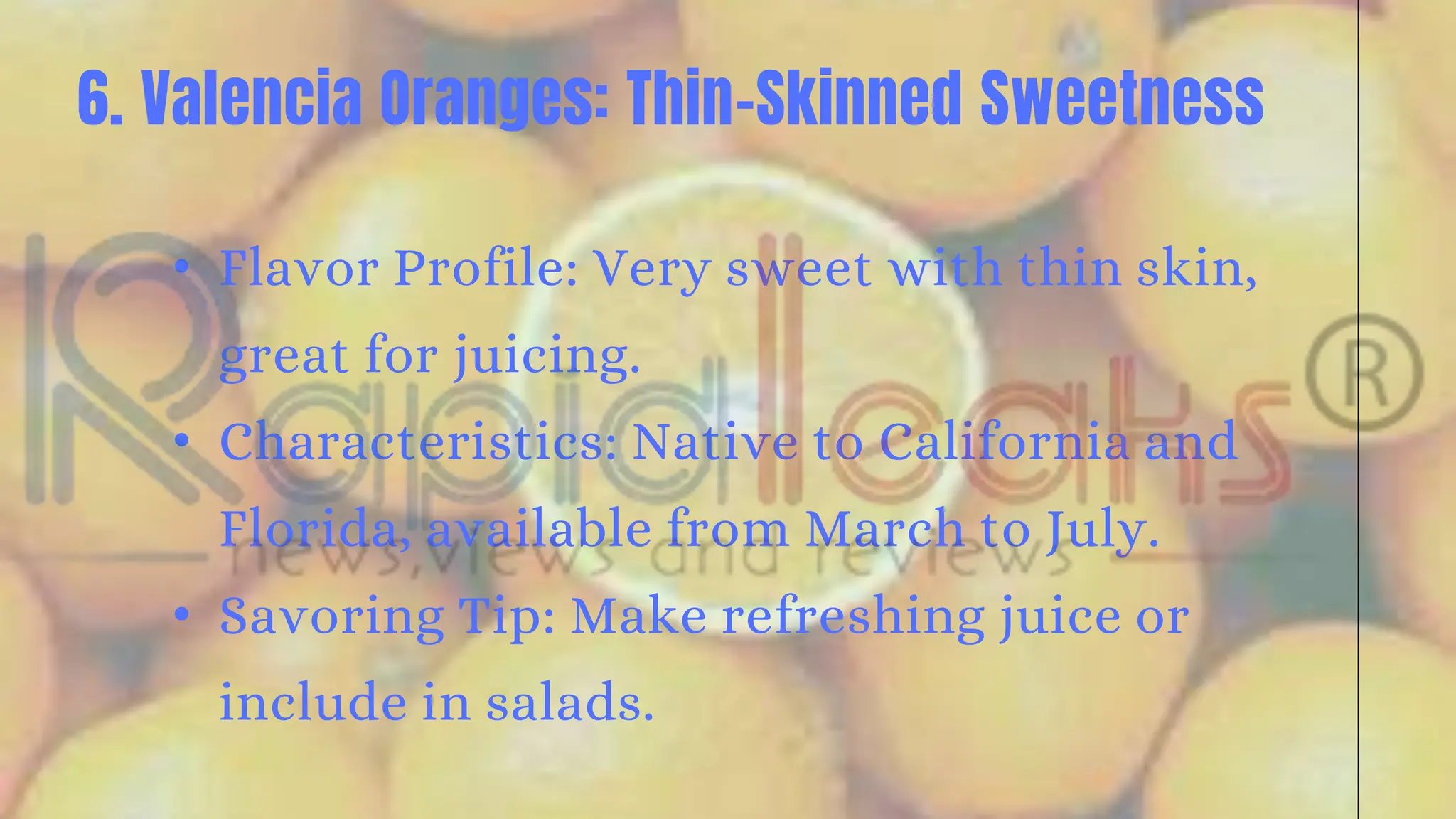 Different Types Of Oranges To Savor!.pdf
