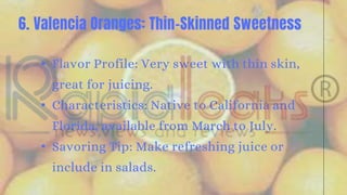Different Types Of Oranges To Savor!.pdf