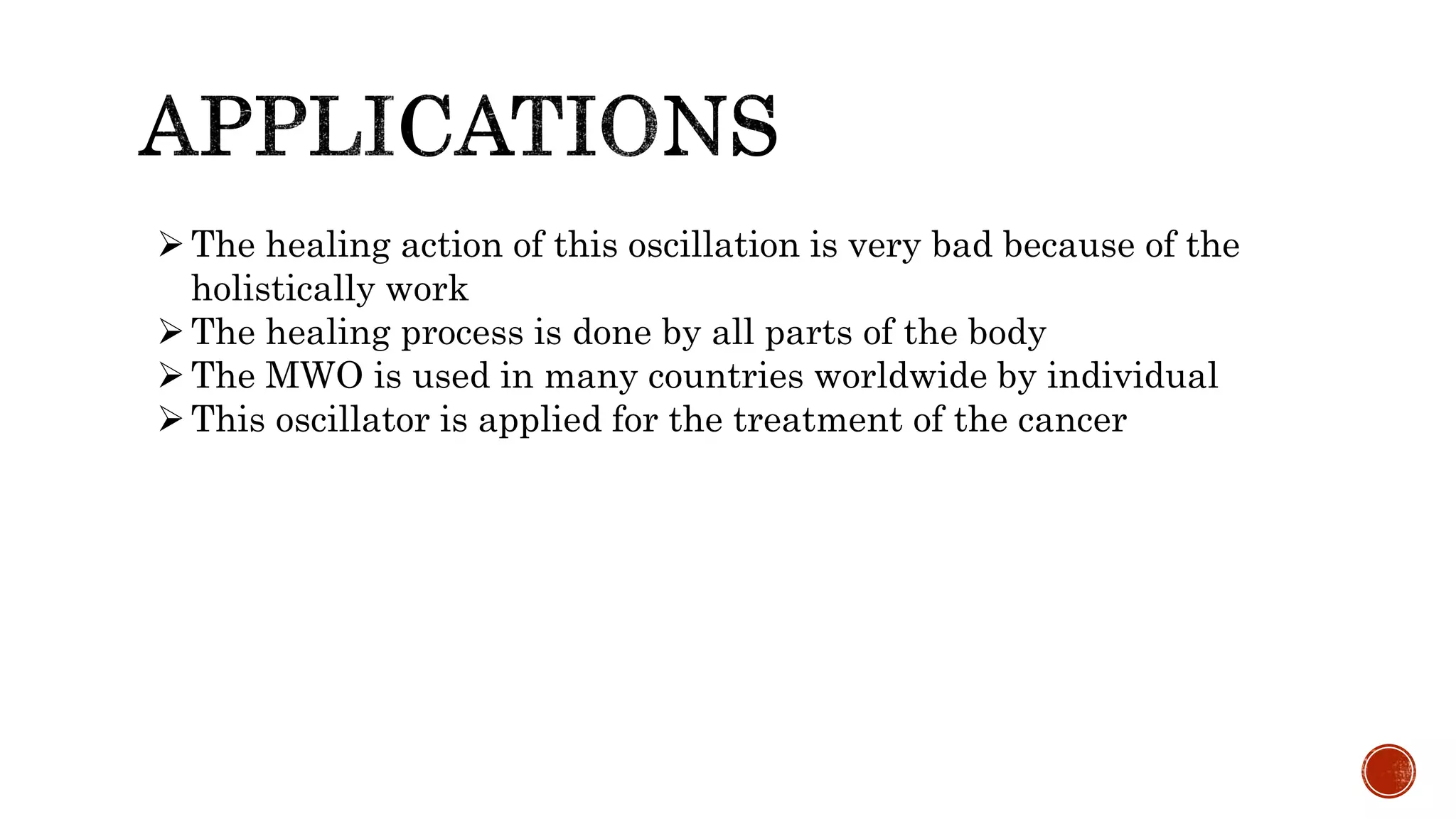 Different Types Of Oscillator And Its Application Pptx