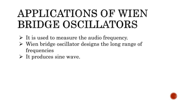 Different types of oscillator & it's application | PPTX | Musical ...