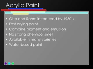 Different types of Paint and Finishes | PPTX