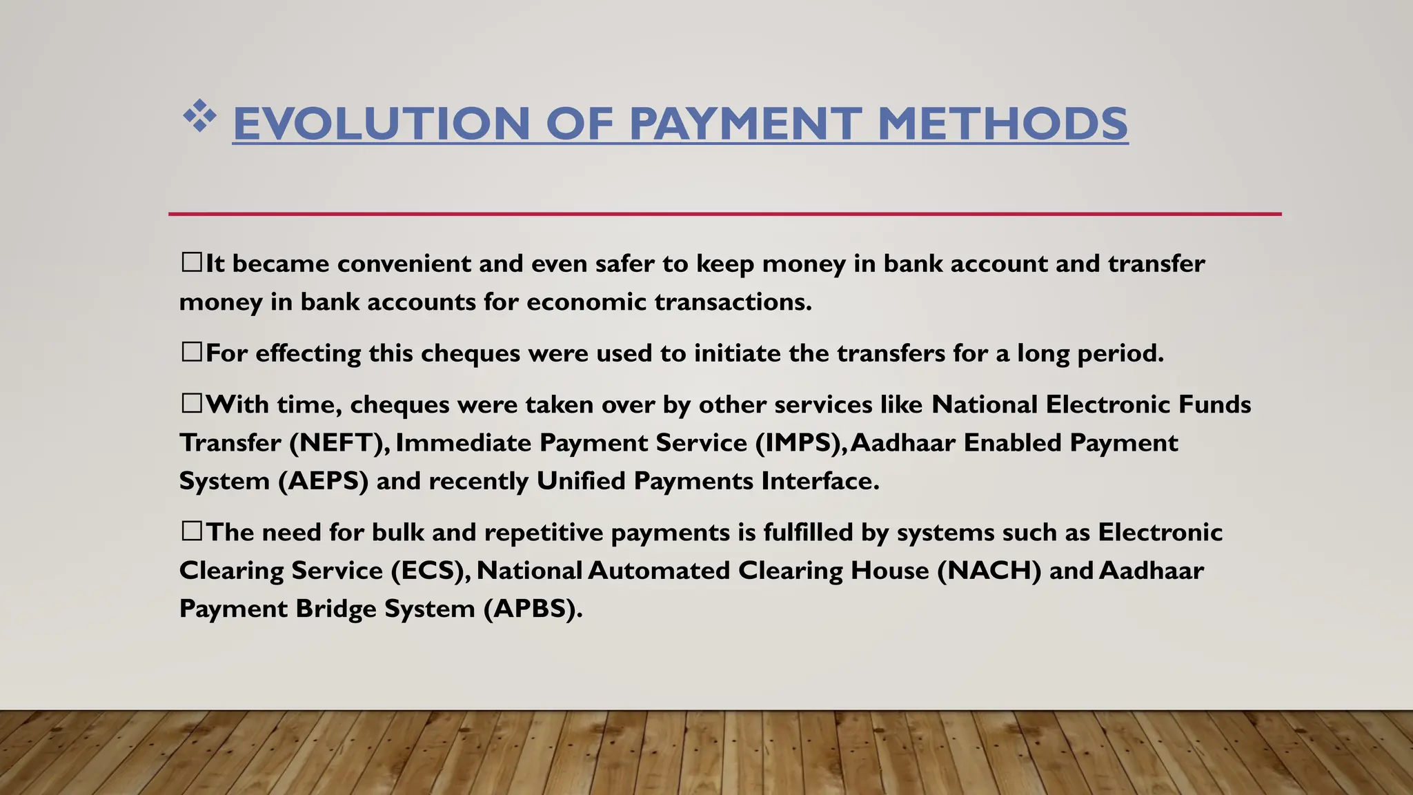 Different types of payment methods in india ppt.pptx