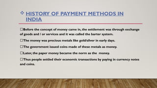 Different types of payment methods in india ppt.pptx