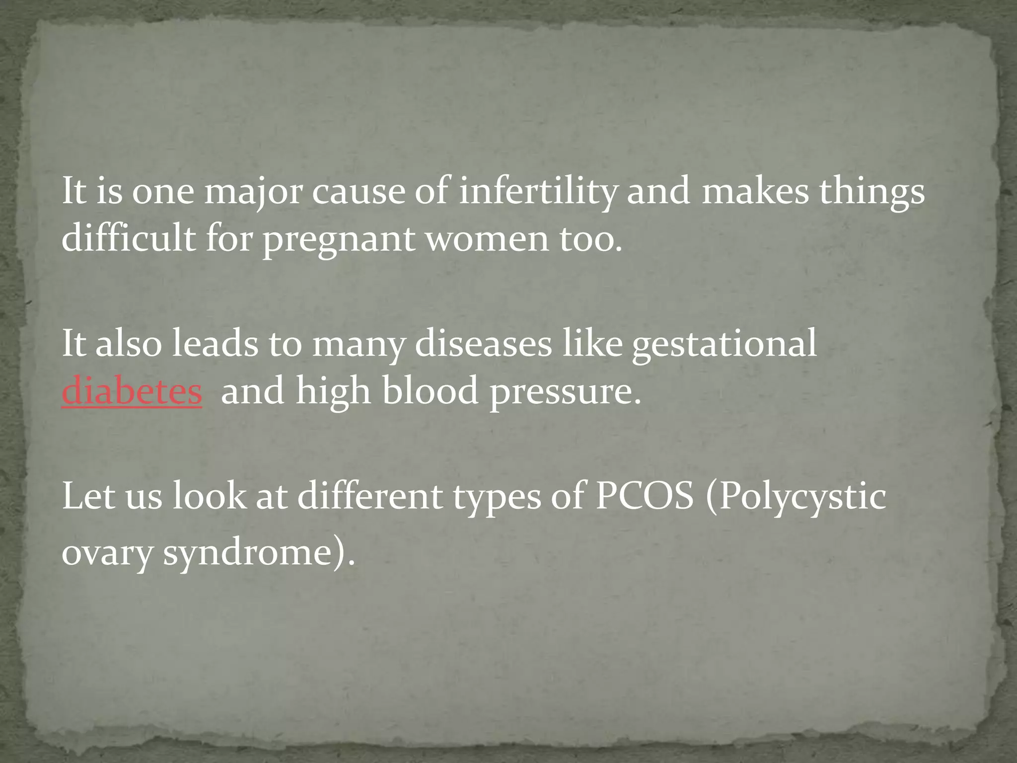 Types of PCOS | PPTX