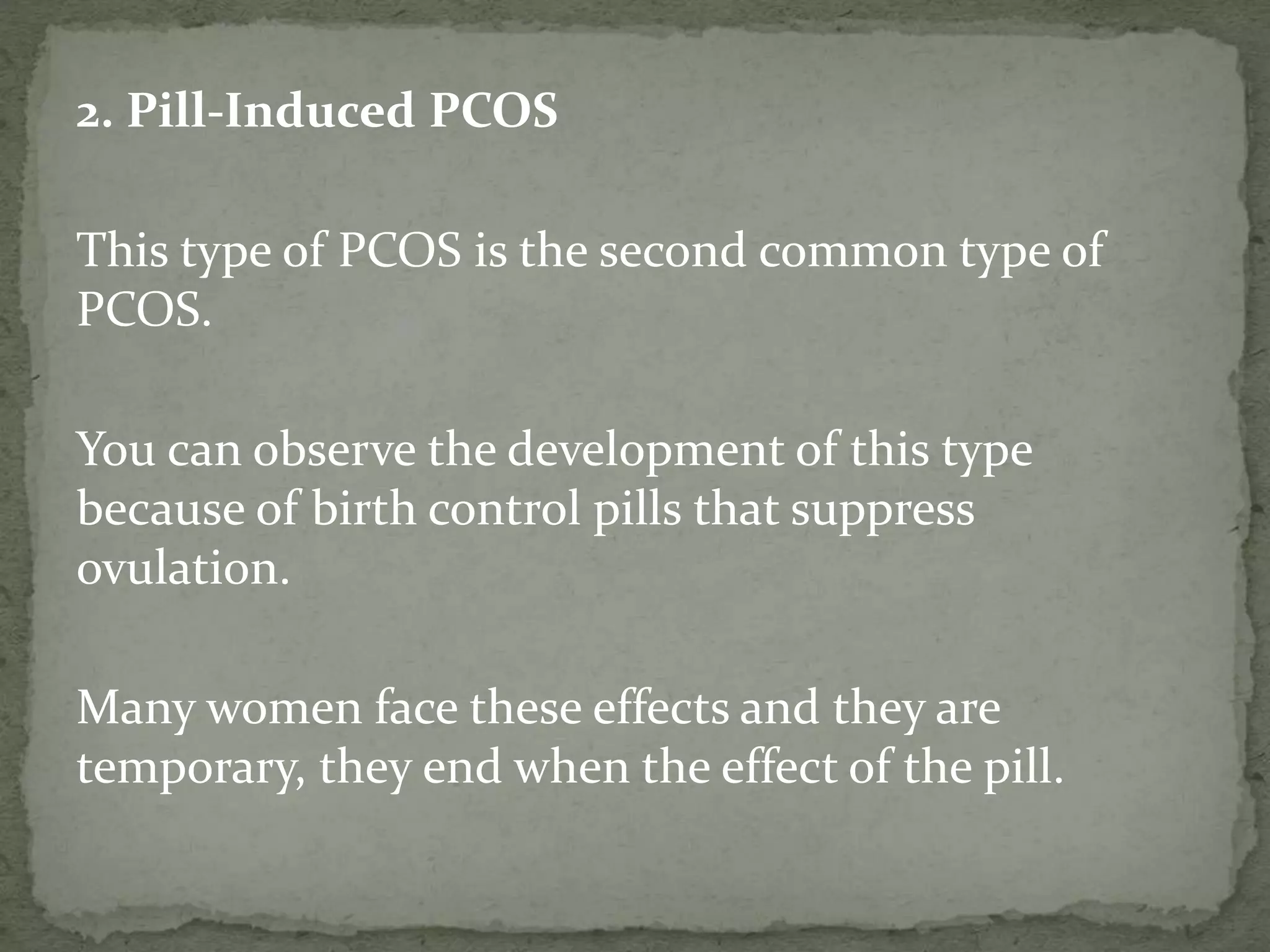 Types of PCOS | PPTX