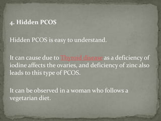 Types of PCOS | PPTX