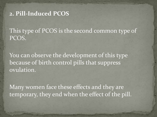 Types of PCOS | PPTX | Hormonal Disorders | Endocrine and Metabolic ...