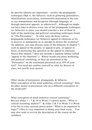 DIFFERENT TYPES OF PERSUASION AND PROPAGANDA, LANGUAGE USE, AND FA.docx