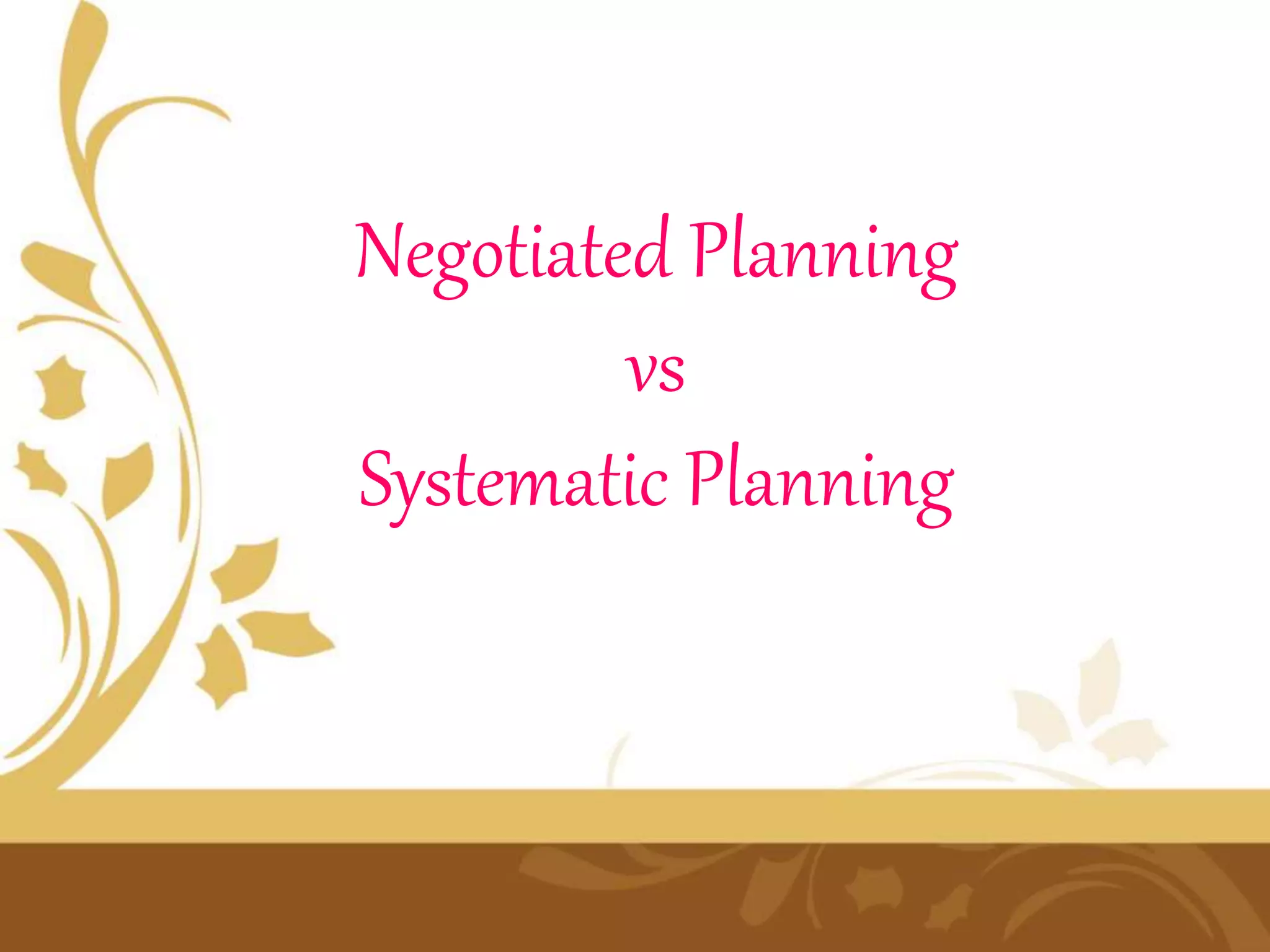 Different types of plan | PPTX