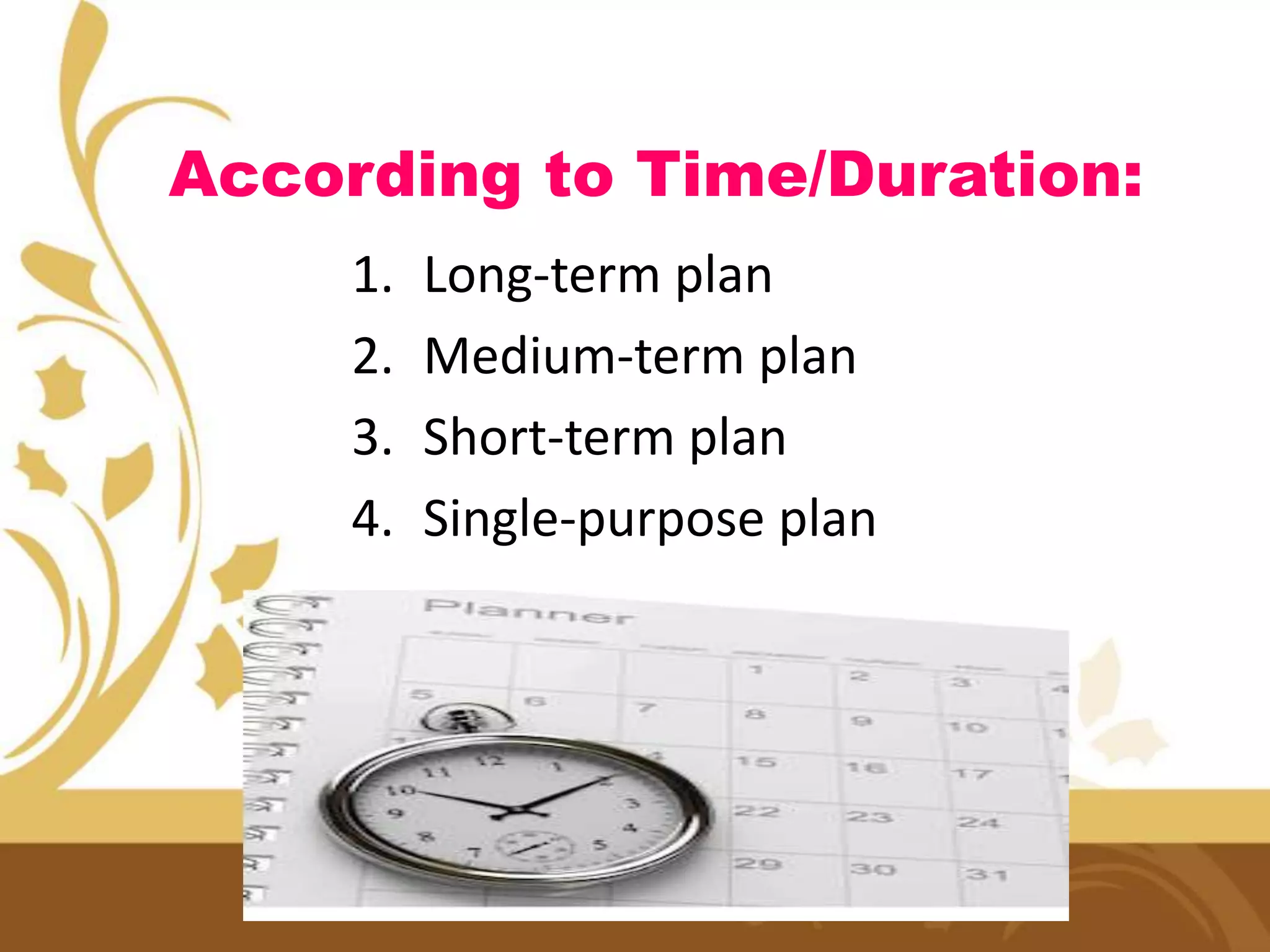 Different types of plan | PPTX
