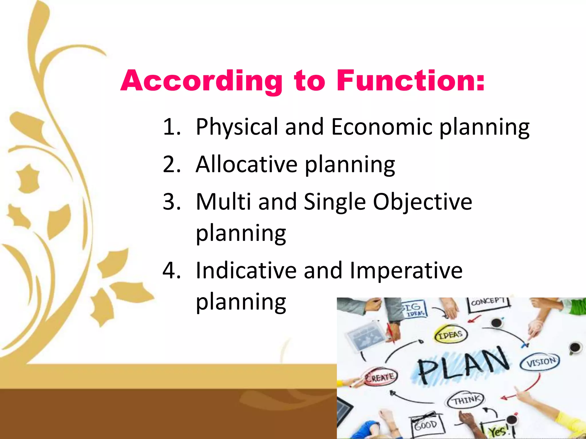 Different types of plan | PPTX