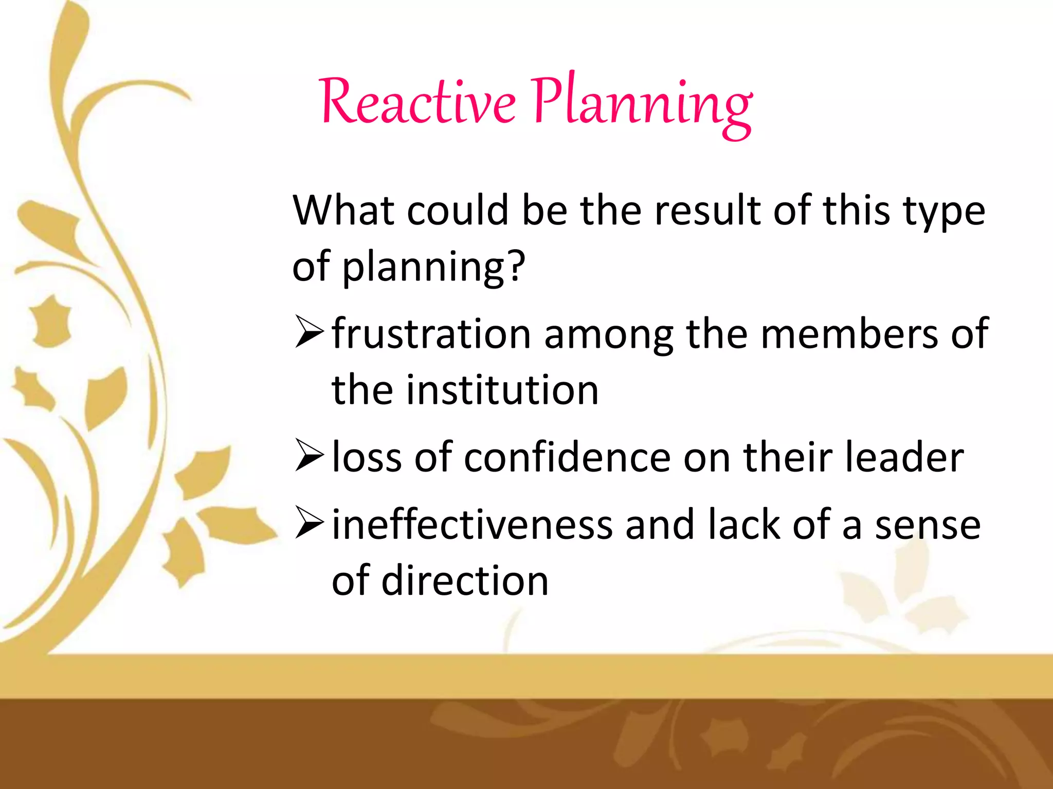 Different types of plan | PPTX