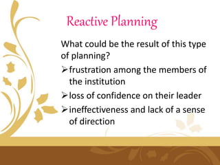 Different types of plan | PPT