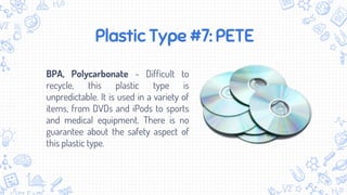 Different Types of Plastic | PPTX