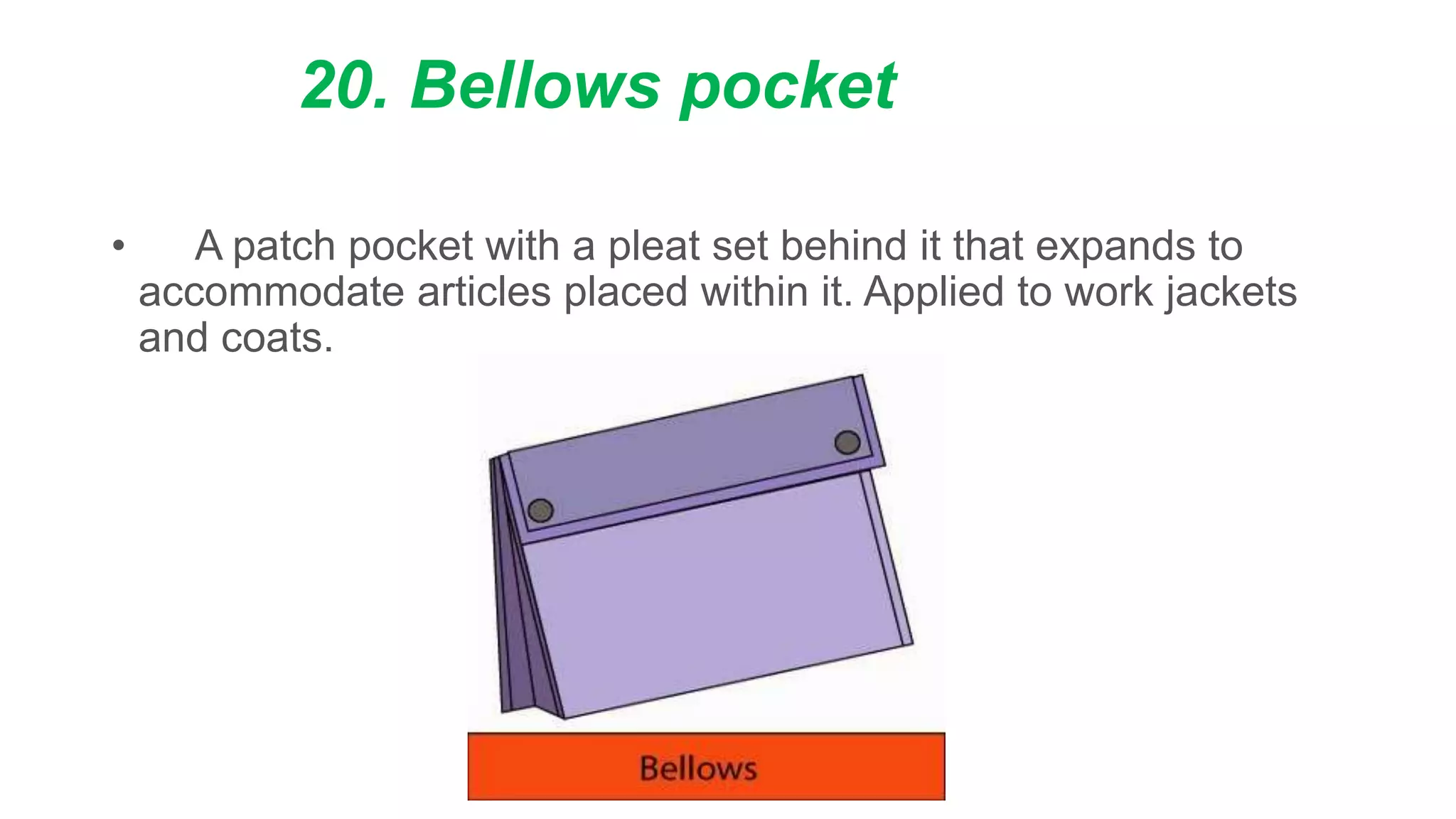 Different types of pocket | PPTX