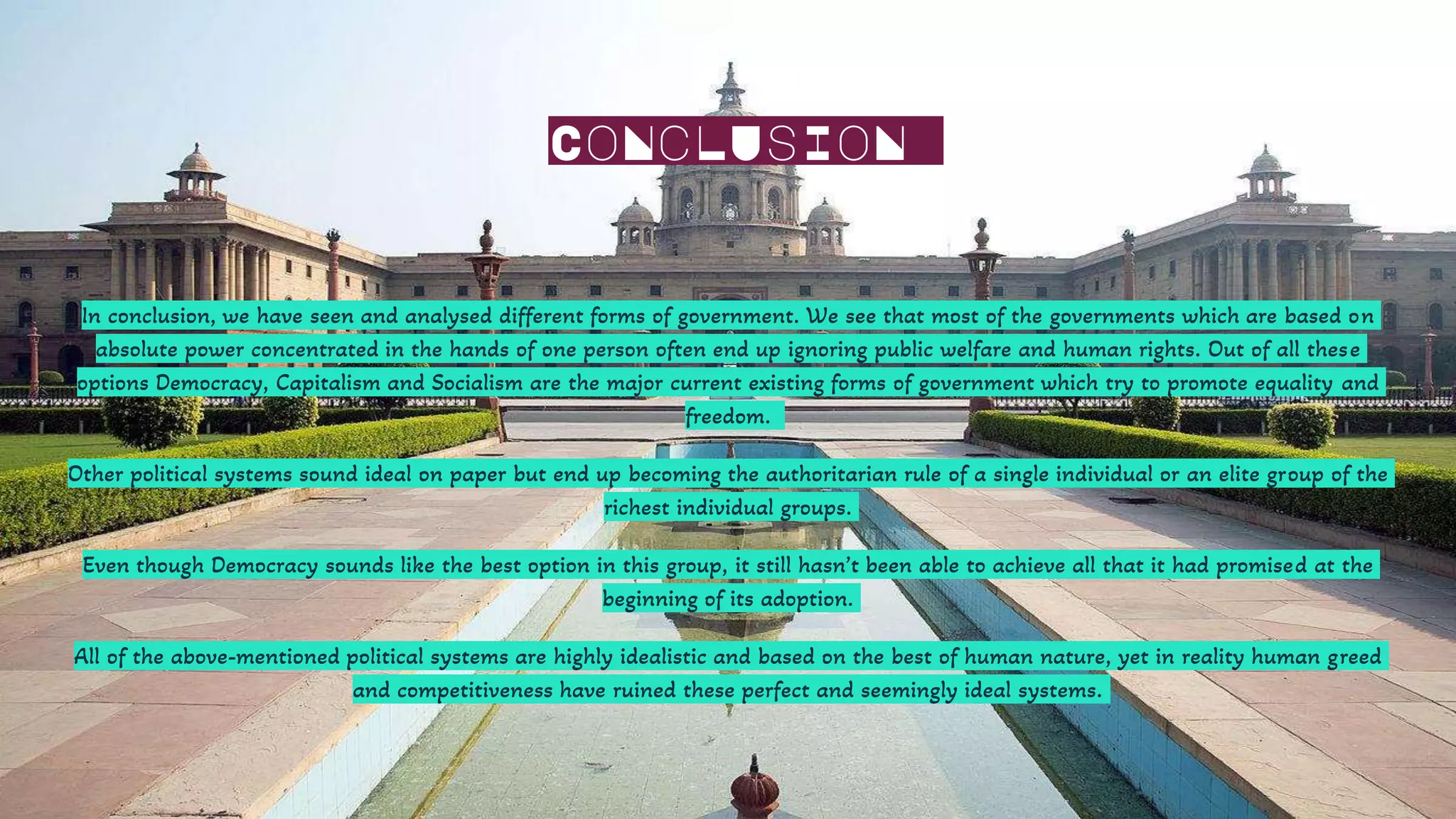 Different types of political systems | PPTX