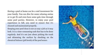 Different types of pools that need pool cleaning services. | PPT