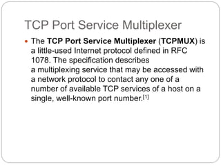 Different types of ports | PPTX