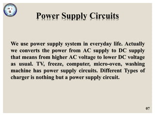 Different types of power supply circuits | PPTX