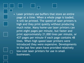 Different types of printers | PPT