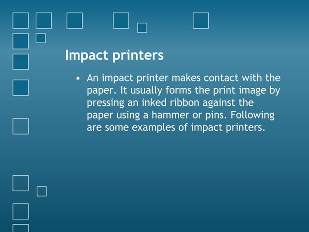 Different types of printers | PPT