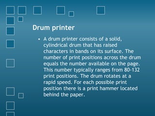 Different types of printers | PPT