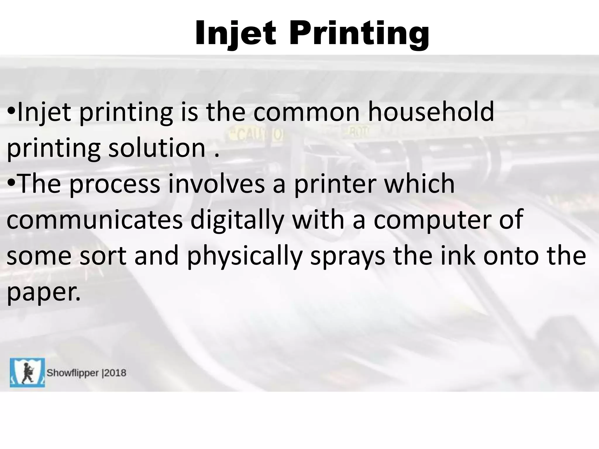 Different types of printing techniques | PPTX