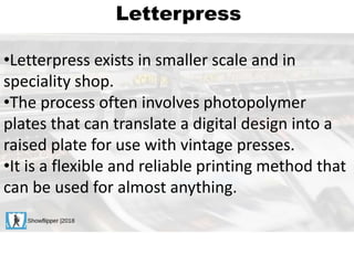 Different types of printing techniques | PPTX
