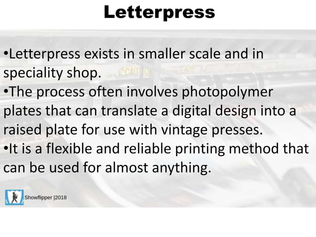 Different types of printing techniques | PPTX
