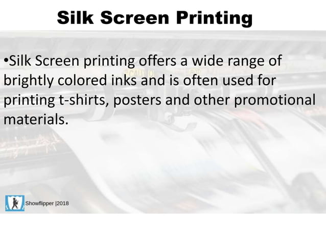 Different types of printing techniques | PPTX